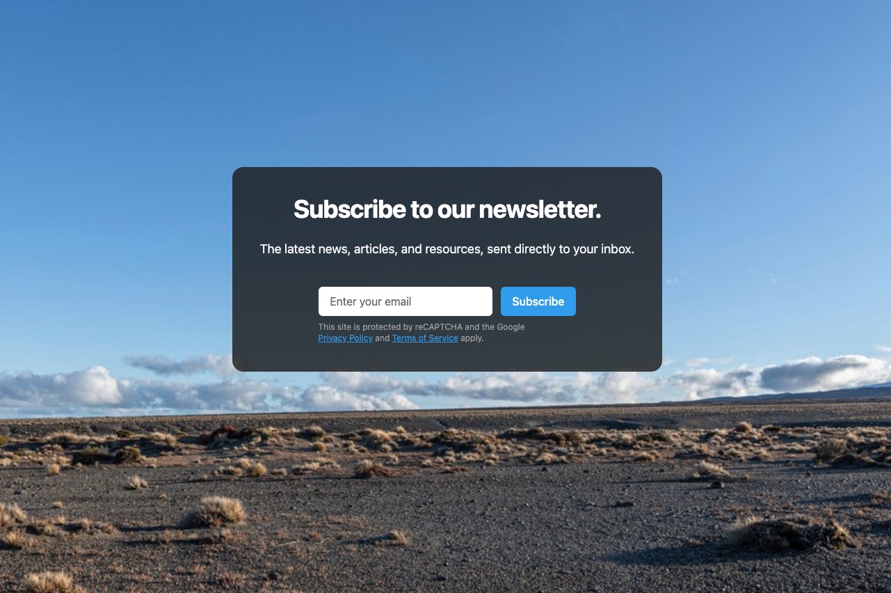 Subscribe to the CGI.Backgrounds Newsletter